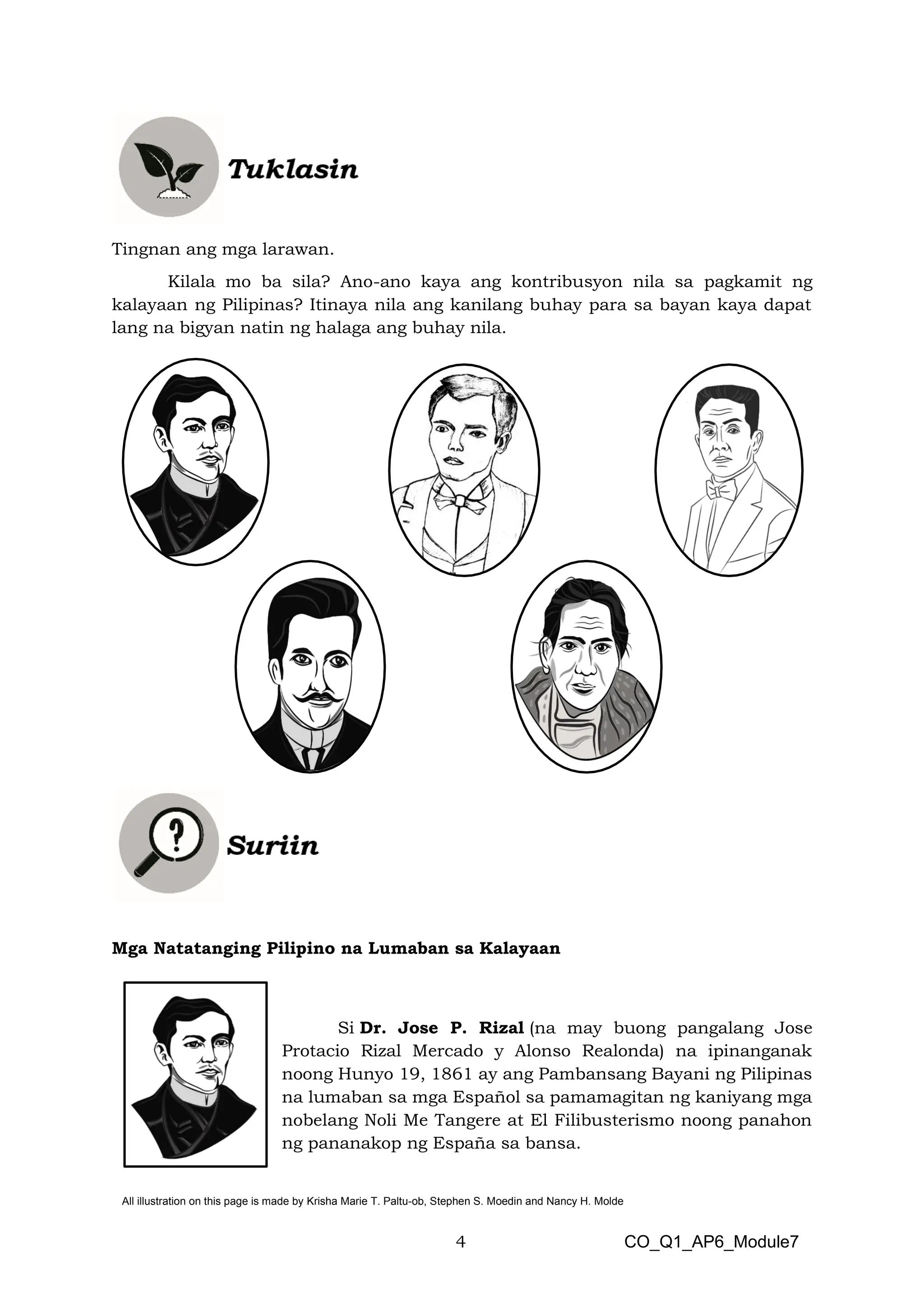 AP6_q1_mod7_ang mga natatanging pilipino at ang kanilang kontribusyon ...