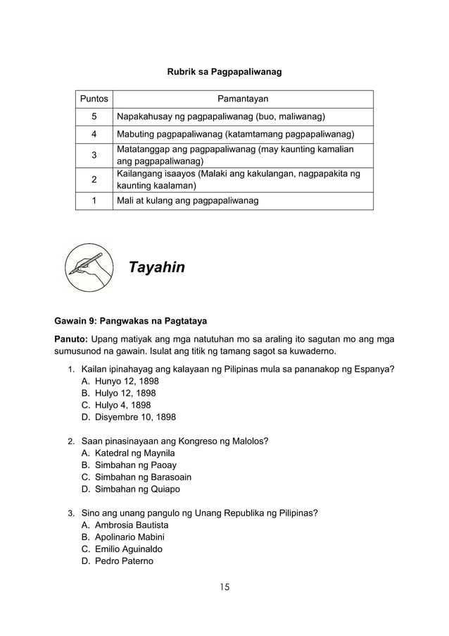 AP6_q1wk5_mod5_Ang-Deklarasyon-ng-Kasarinlan-ng-Pilipinas-at-ang-Pagkakatatag-ng-Unang-Republika ...