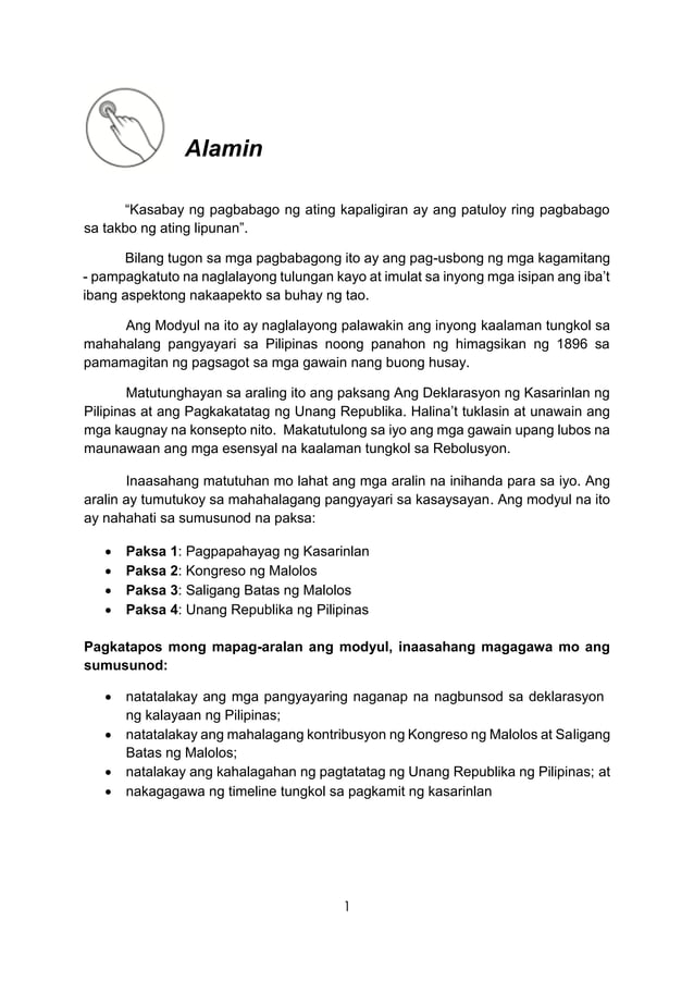 AP6_q1wk5_mod5_Ang-Deklarasyon-ng-Kasarinlan-ng-Pilipinas-at-ang-Pagkakatatag-ng-Unang-Republika ...