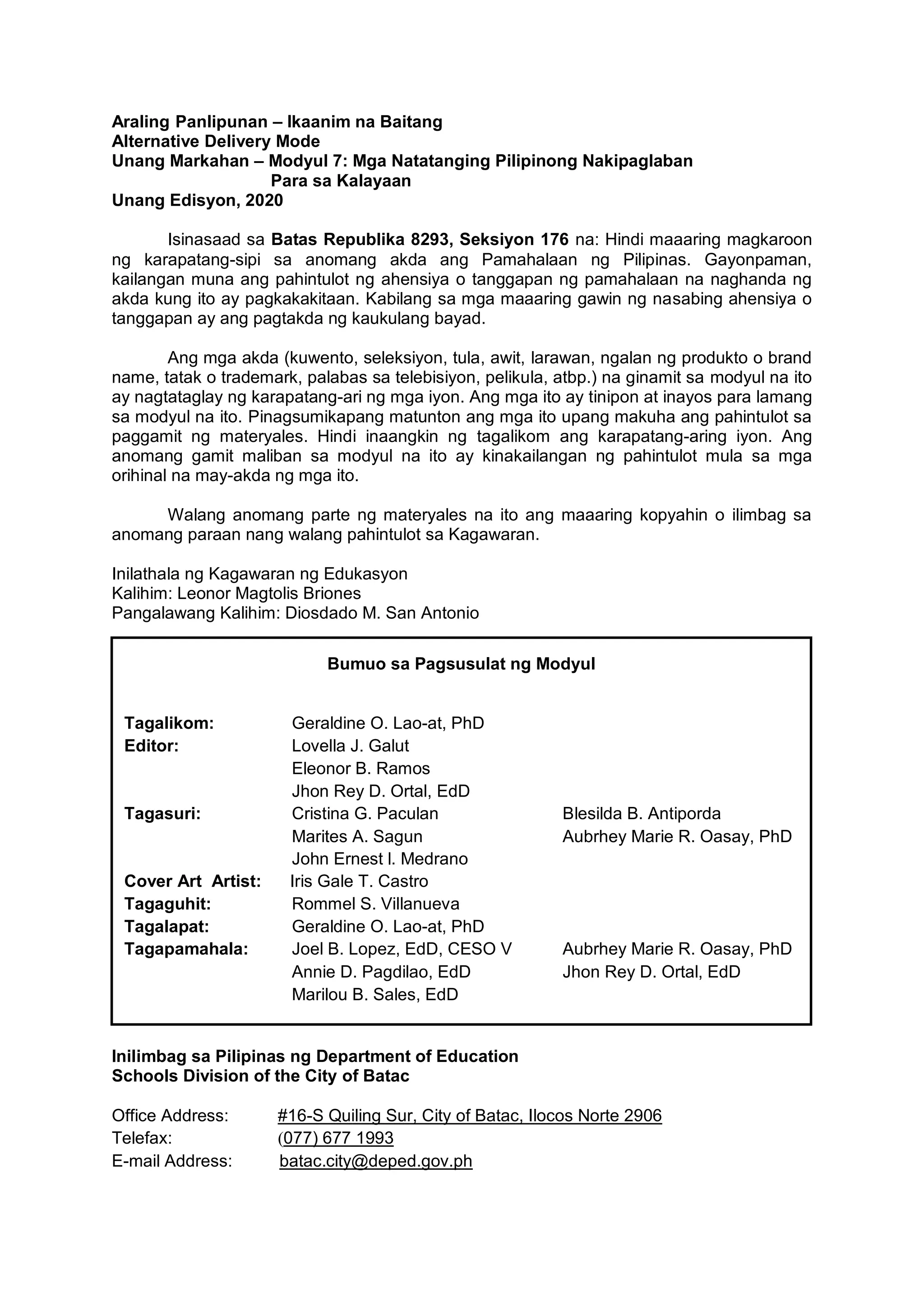 AP6_q1wk7_mod7_mganatatangingpilipinongnakipaglabanparasakalayaan.pdf