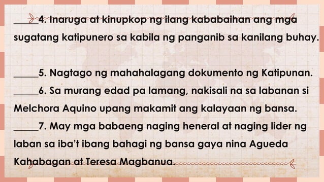 Pakikilahok ng mga kababaihan sa Labanan | PPT