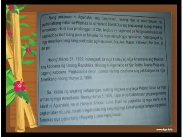 AP6 Q2 WEEK 2 Ano ang mga pangyayaring nagbigay daan sa digmaan ng ...