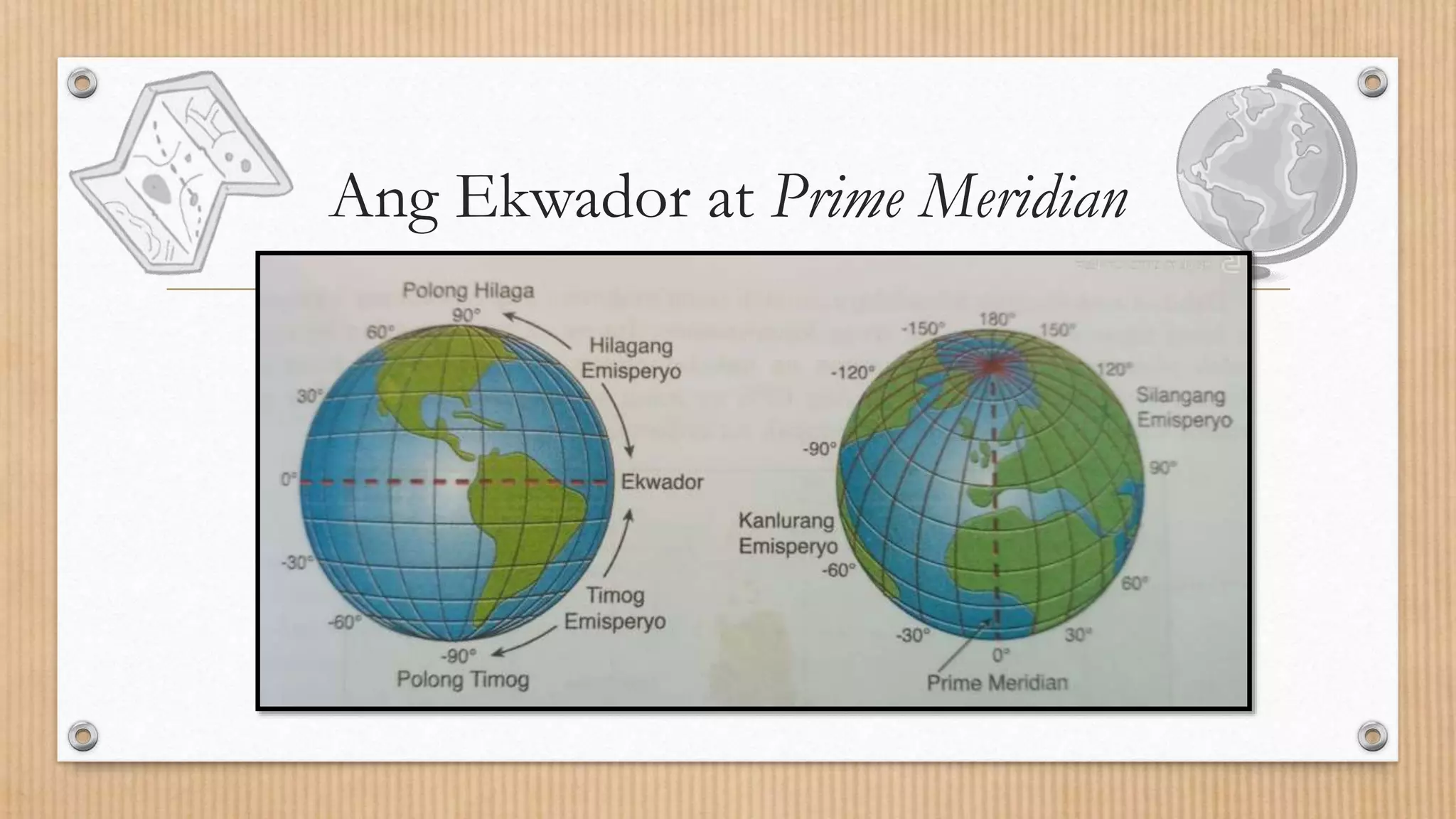 Mapa at Globo | PPTX