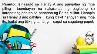 Araling Panlipunan for Grade 6 learners, deped | PPTX