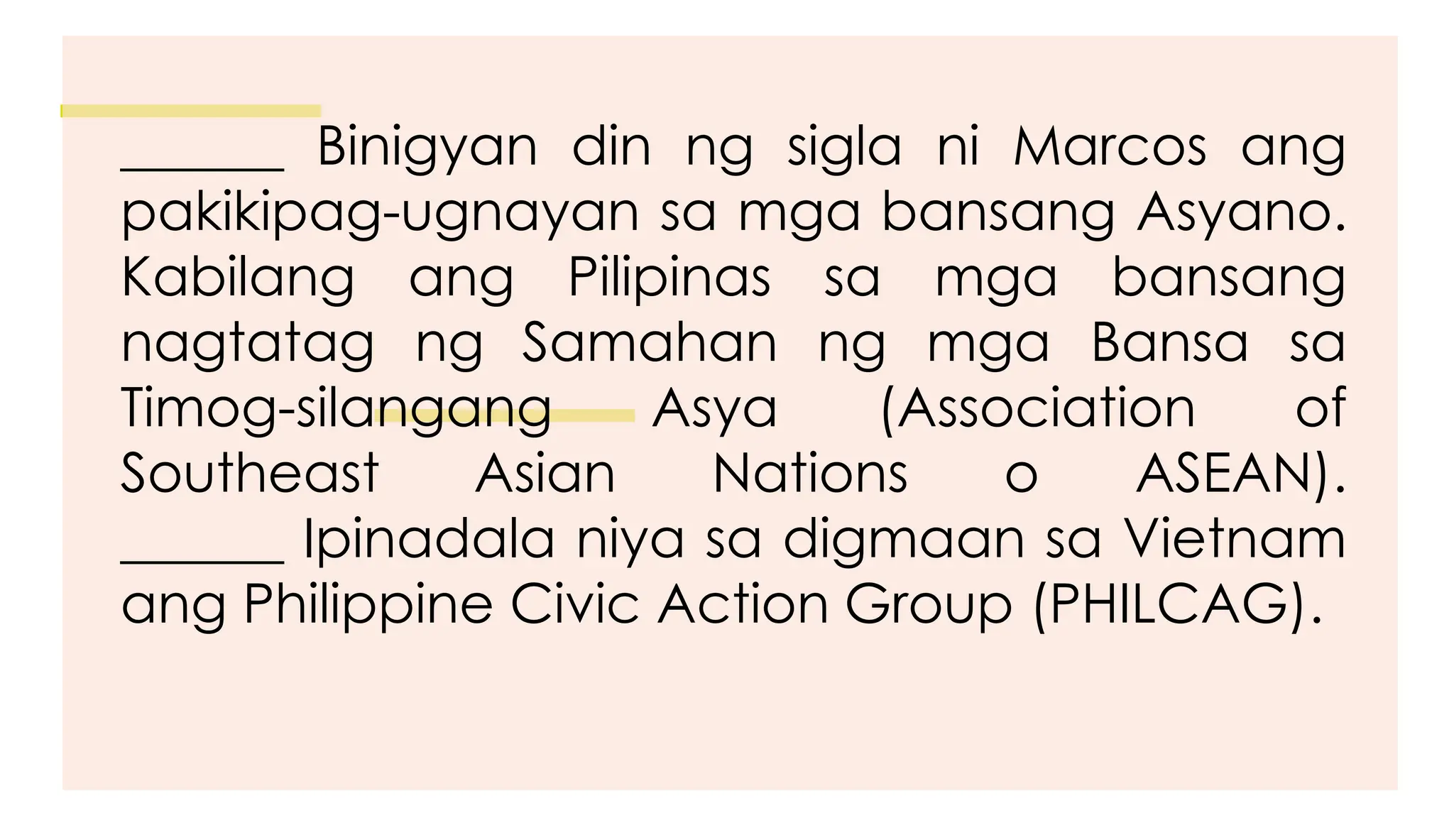 Araling Panlipunan 6 mga pangulo ng ikatlong republika WEEK 5.pptx
