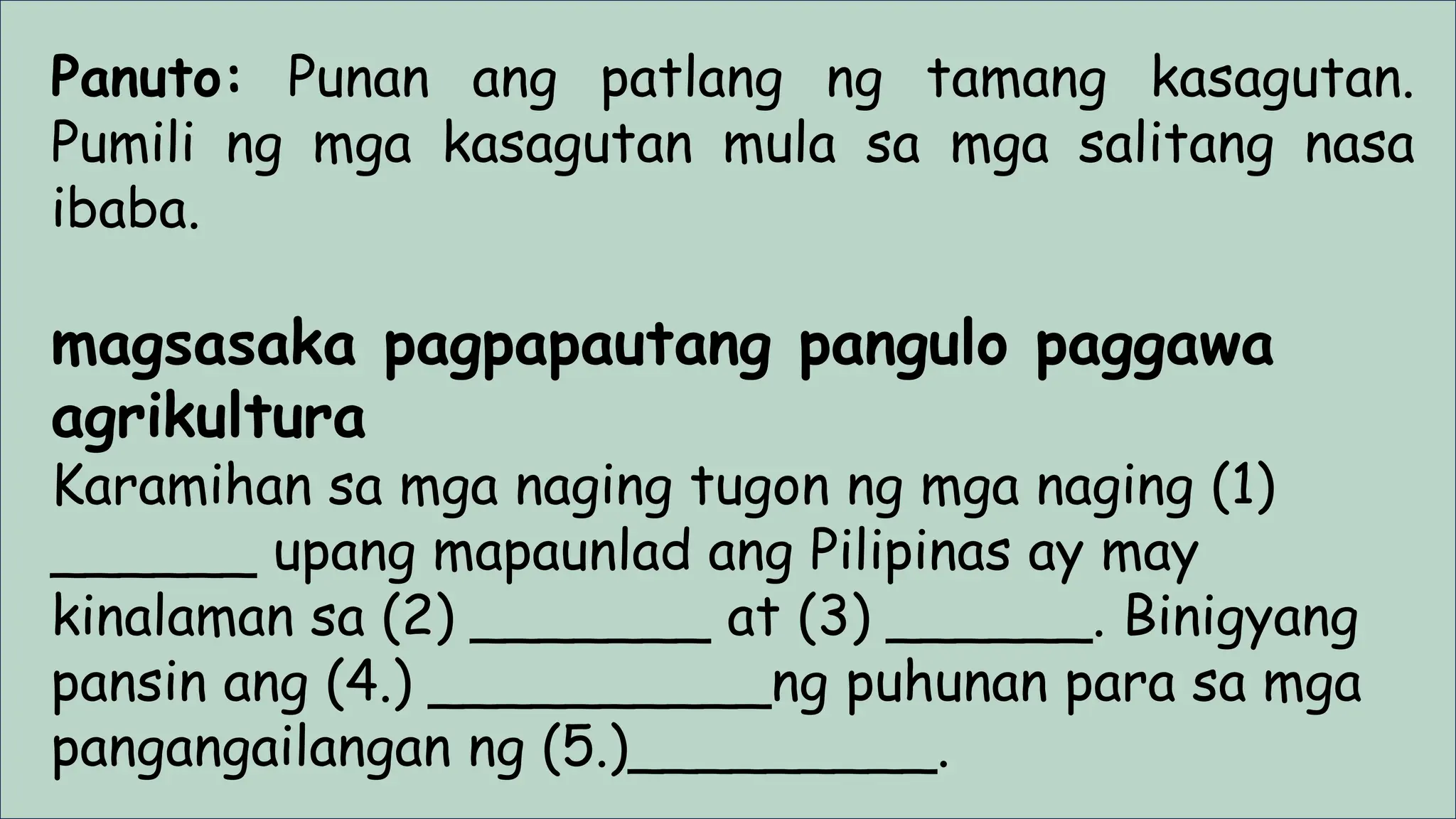 Quarter 3 Araling Panlipunan 6 Week 7 Lesson | PPTX