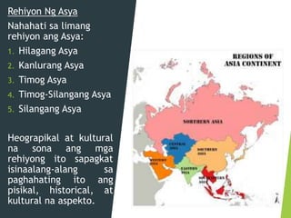 Ang Heograpiya Ng Asya | PPTX