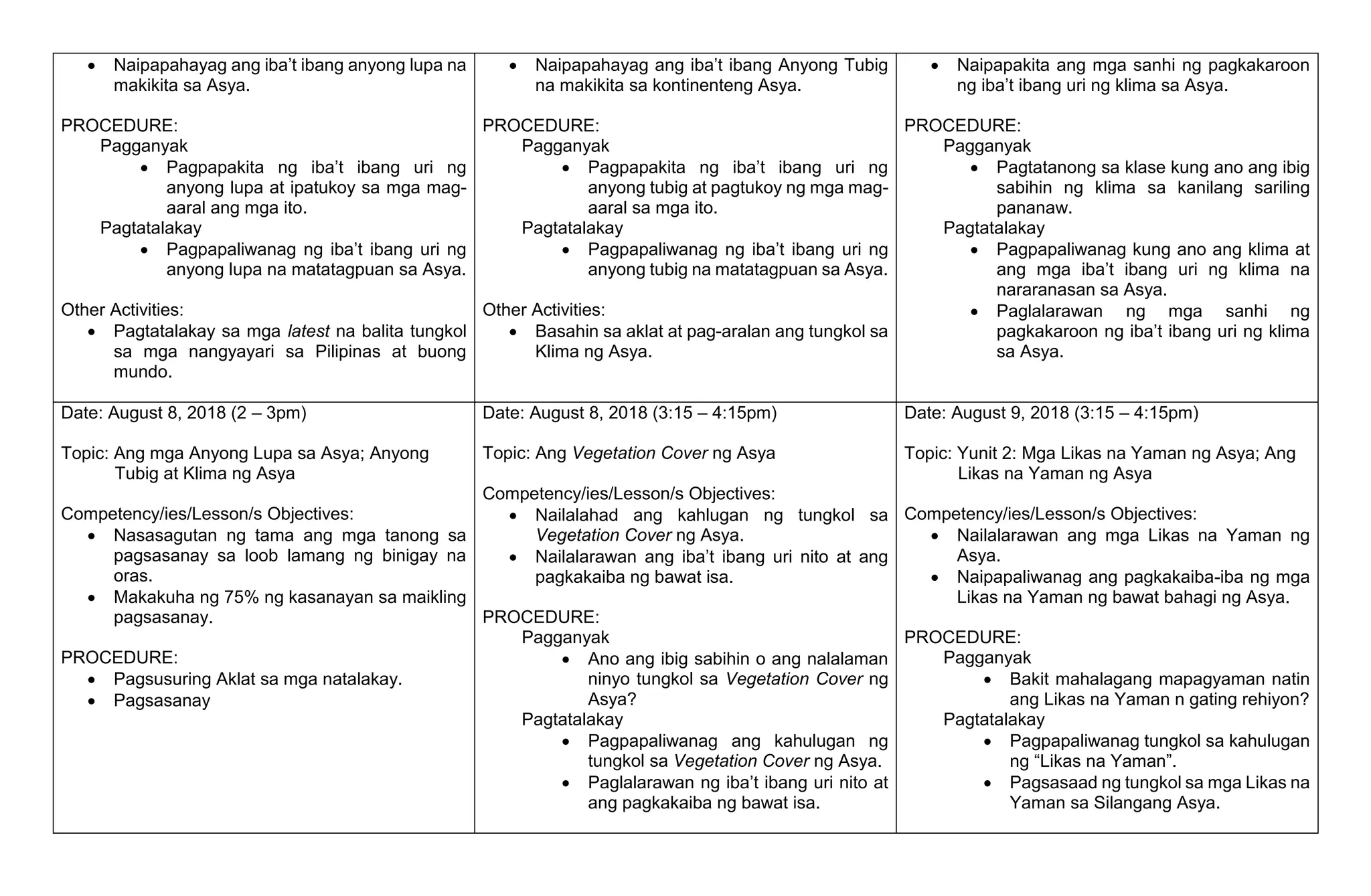 Araling Panlipunan 7 Daily Lesson Log.docx