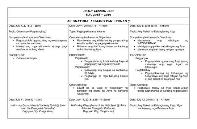 Araling Panlipunan 7 Daily Lesson Log.docx