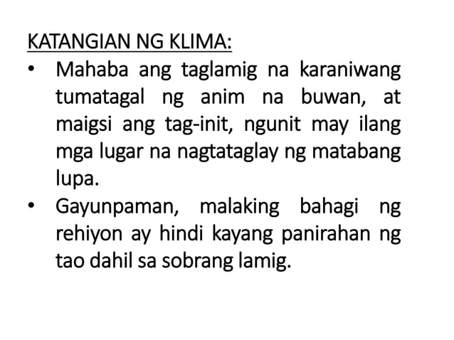 Ang Klima Ng Asya | PPTX