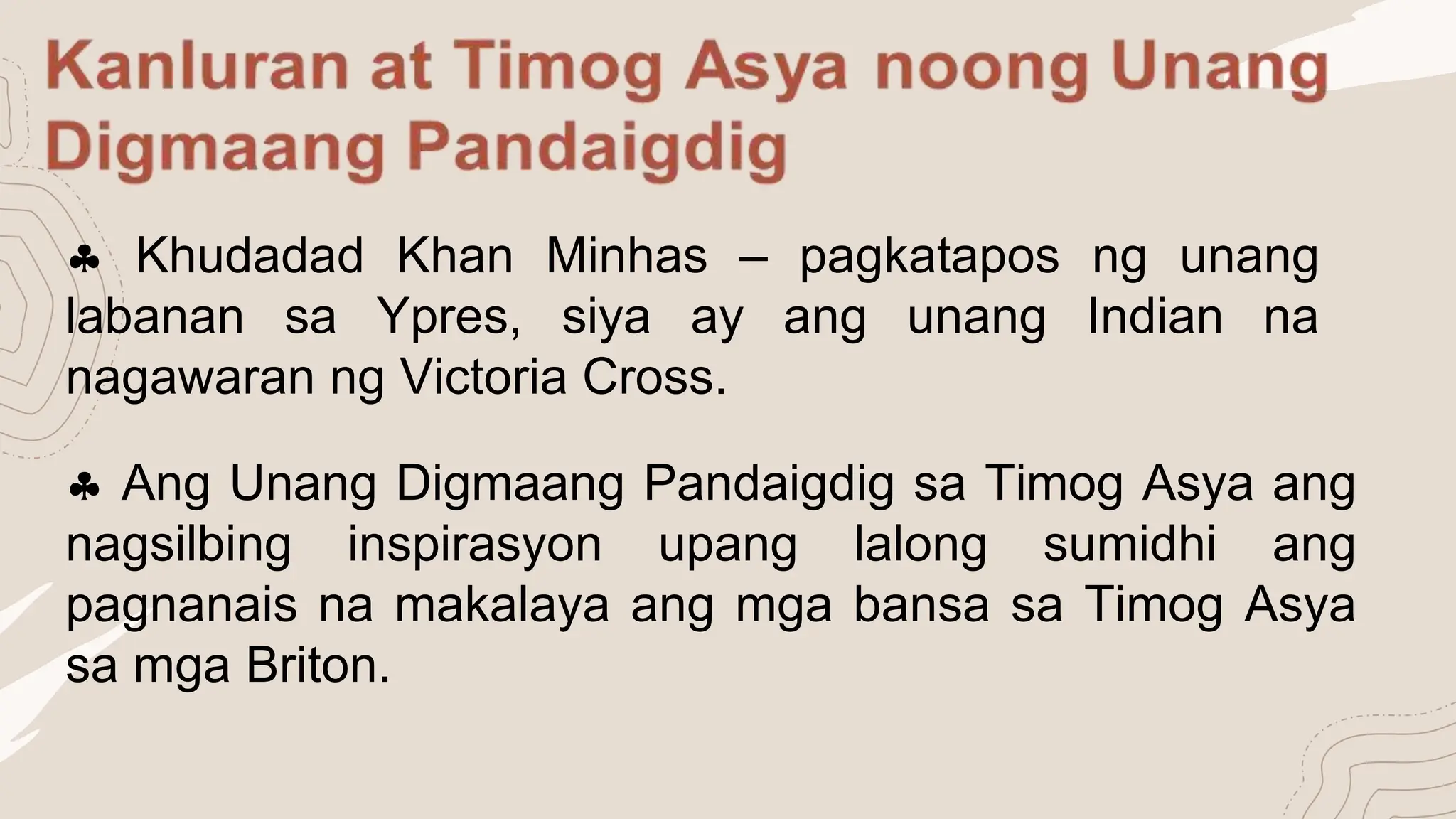 AP7-Aralin 3-Karanasan at Implikasyon ng mga Digmaang Pandaigdig sa ...