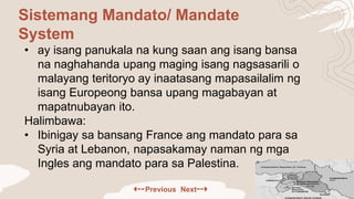 AP7-Aralin 3-Karanasan at Implikasyon ng mga Digmaang Pandaigdig sa ...