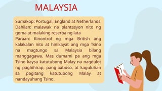 araling panlipunan kolonyalismo at imperyalismo | PPTX