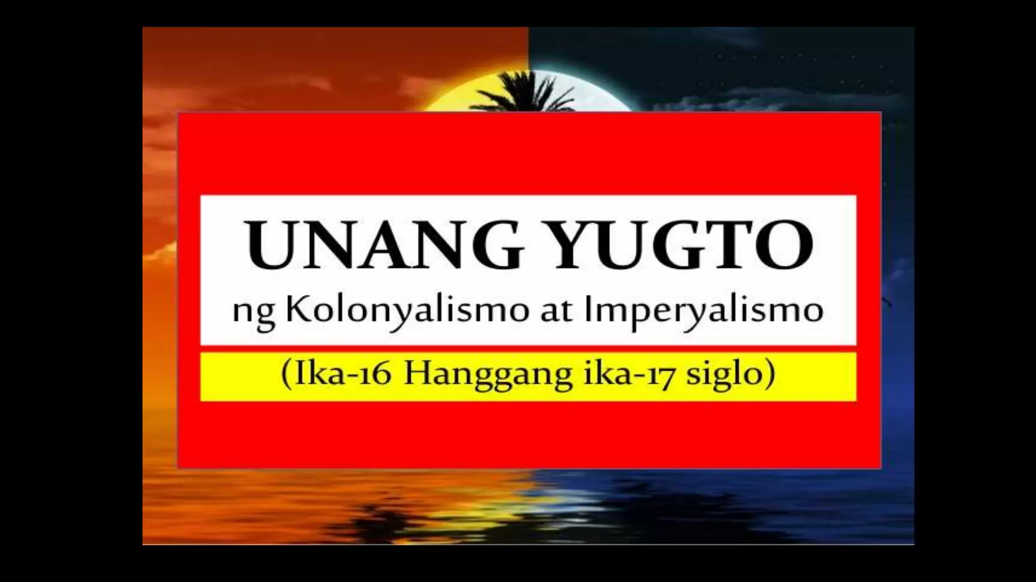 AP7 - Panahon ng Kolonyalismo at Imperyalismo sa Timog at Kanlurang Asya (Q3- week 1-2 lesson ...