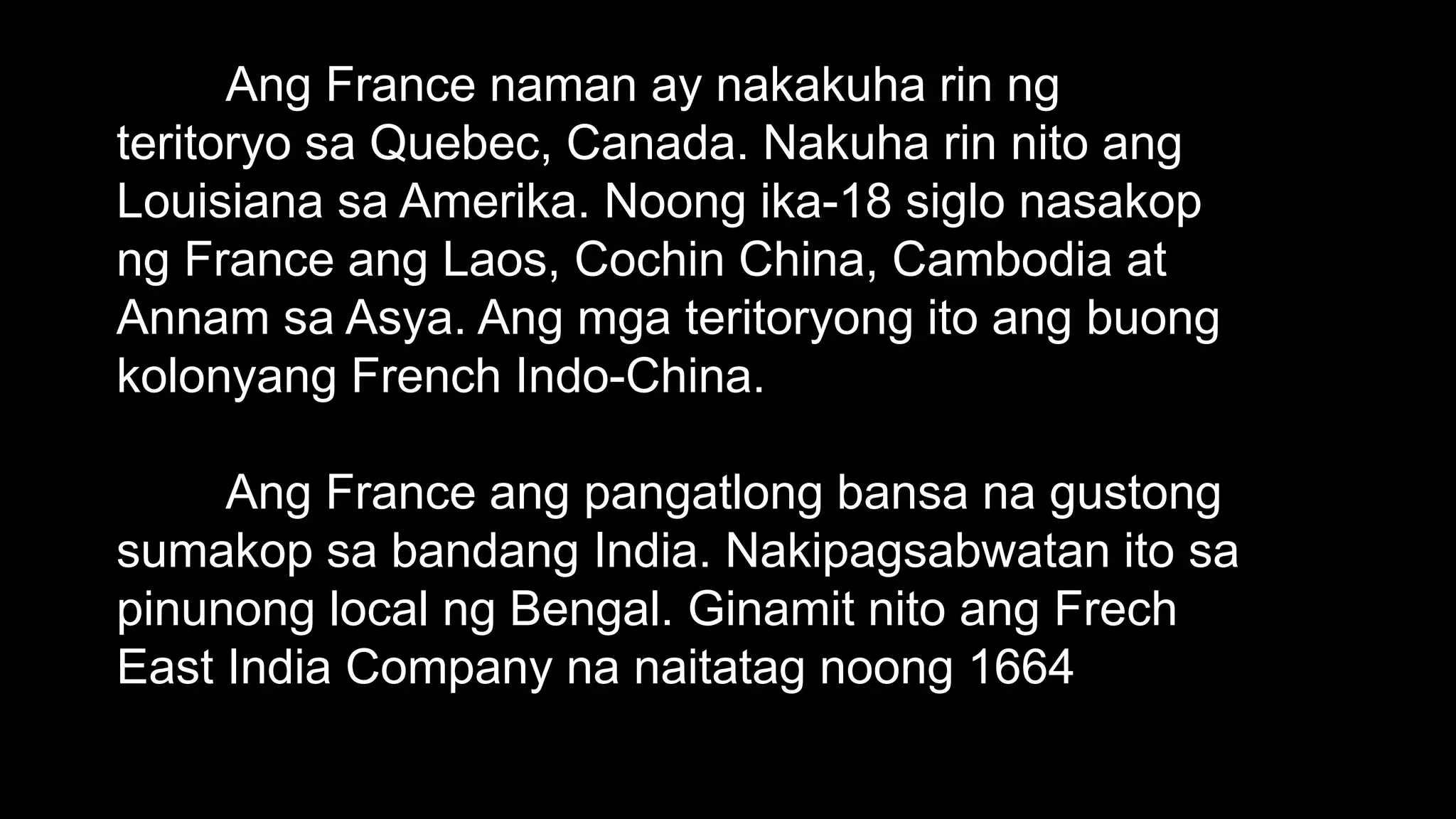 AP7 - Panahon ng Kolonyalismo at Imperyalismo sa Timog at Kanlurang ...
