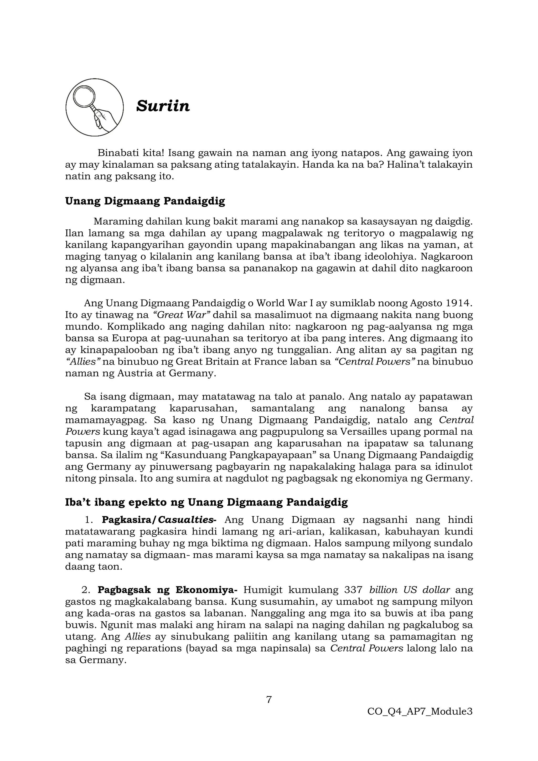 IKALAWANG DIGMAANG PANDAIGDIG AT EPEKTO NITO SA MUNDO | PDF