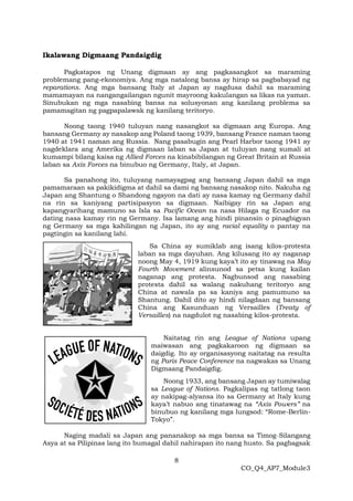 IKALAWANG DIGMAANG PANDAIGDIG AT EPEKTO NITO SA MUNDO | PDF