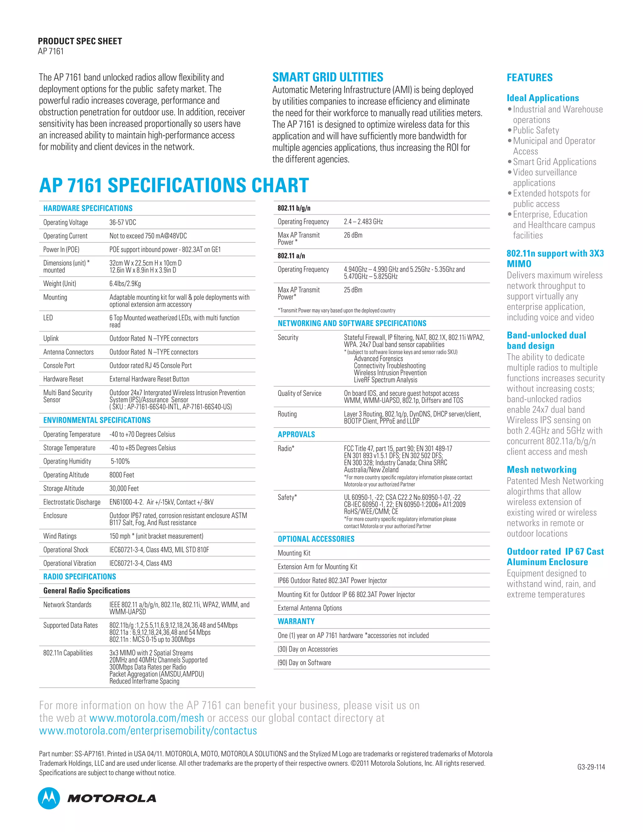 Ap7161 spec sheet | PDF