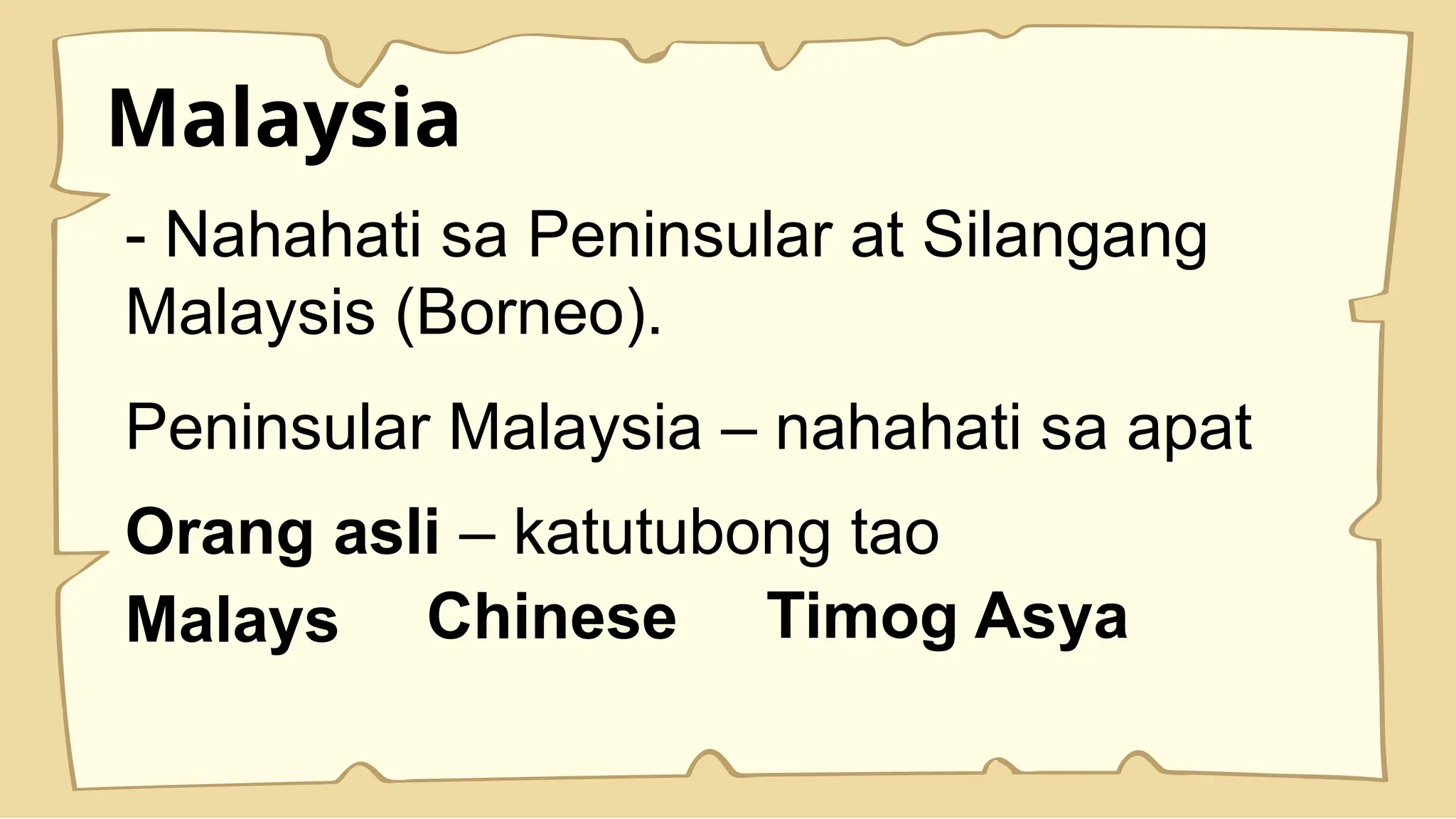 Araling Panlipunan 7 - Timog Silangang Asya | PPTX