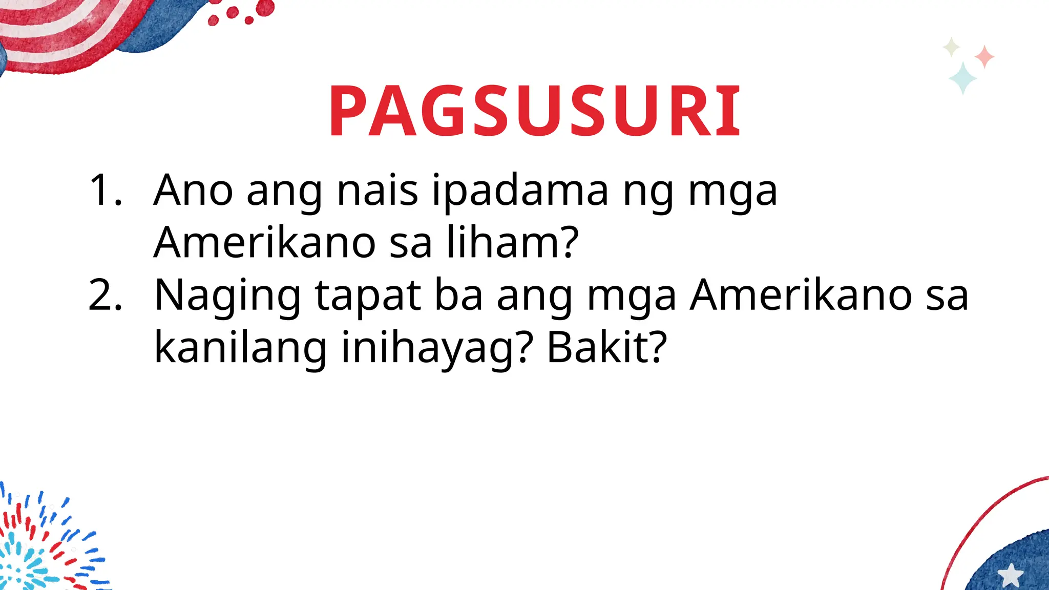 AP7 MATATAG Q2 Week 3-2 Pamamaraan at Patakarang Kolonyal ng mga Amerikano sa Pilipinas, Tugon ...