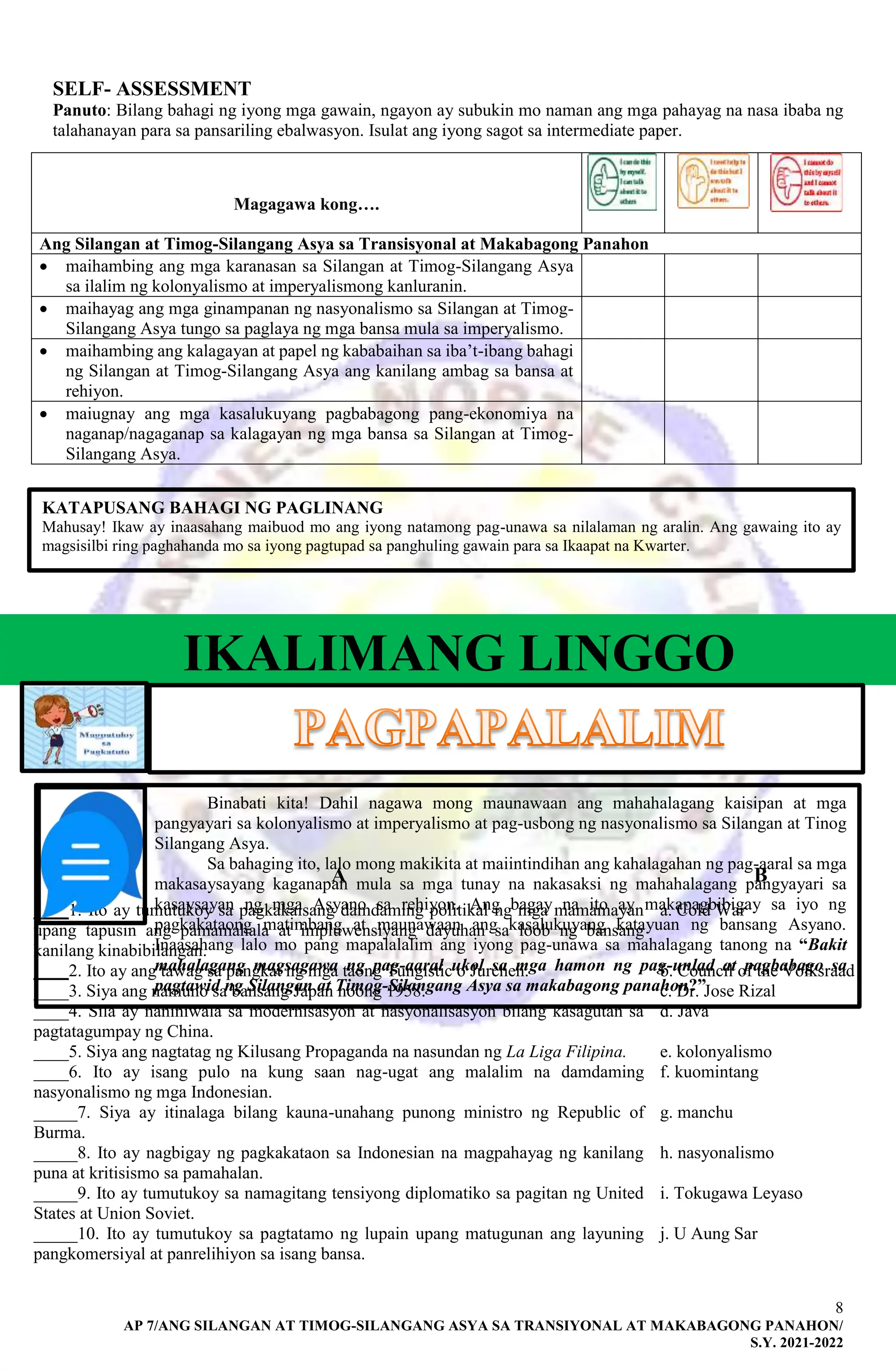 ARALIN PANLIPUNAN GRADE 7 MODULE Q4.docx