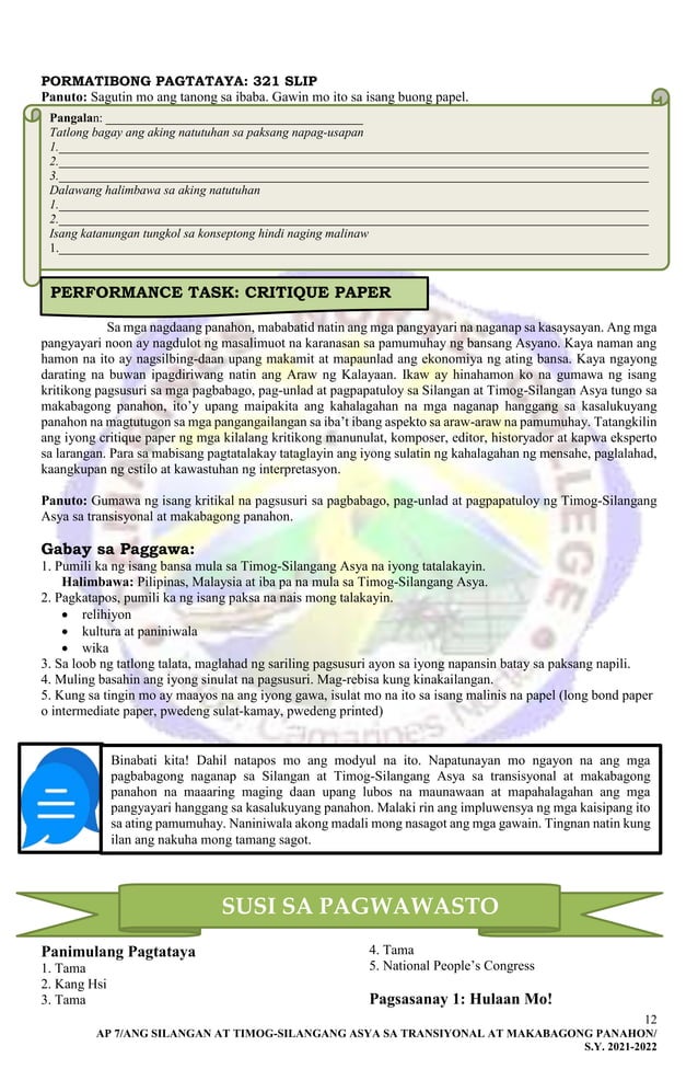 ARALIN PANLIPUNAN GRADE 7 MODULE Q4.docx