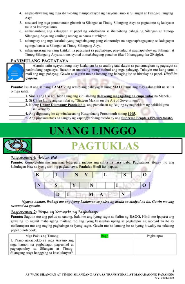 ARALIN PANLIPUNAN GRADE 7 MODULE Q4.docx