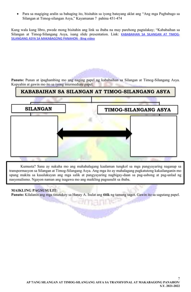 ARALIN PANLIPUNAN GRADE 7 MODULE Q4.docx