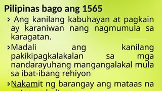 AP 7 Q1 6 Napahahalagahan ang ugnayan ng heograpiya at sinaunang ...