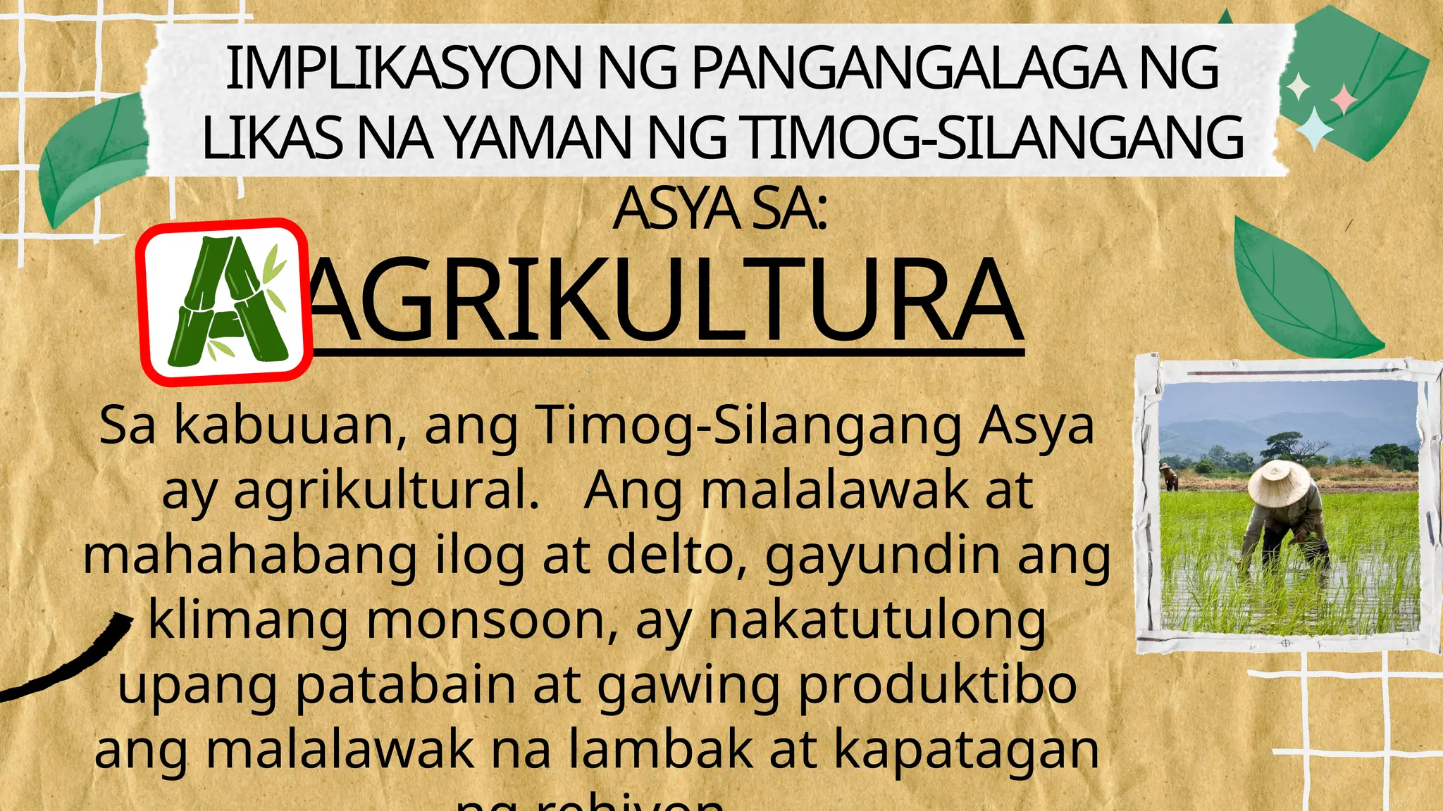 AP7 Q1 A7- Implikasyon ng Pangangalaga ng Likas na Yaman ng Timog ...