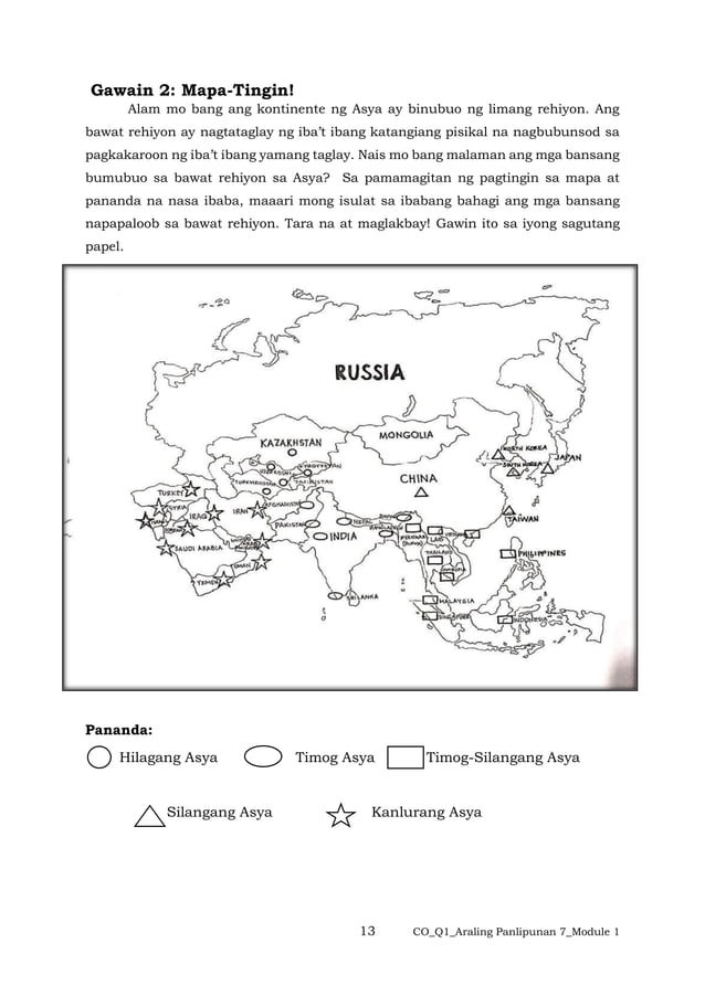 Ap7 q1 module_1_katangiang_pisikalngasya_v2 | PDF