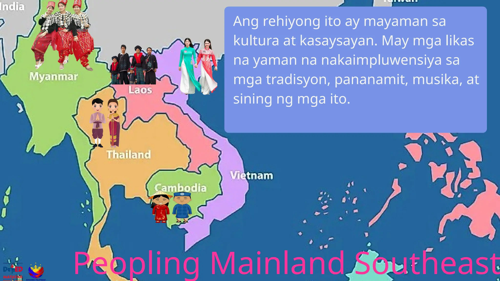 Ang Paglaganap ng Tao sa Timog SIlangang Asya | PPTX