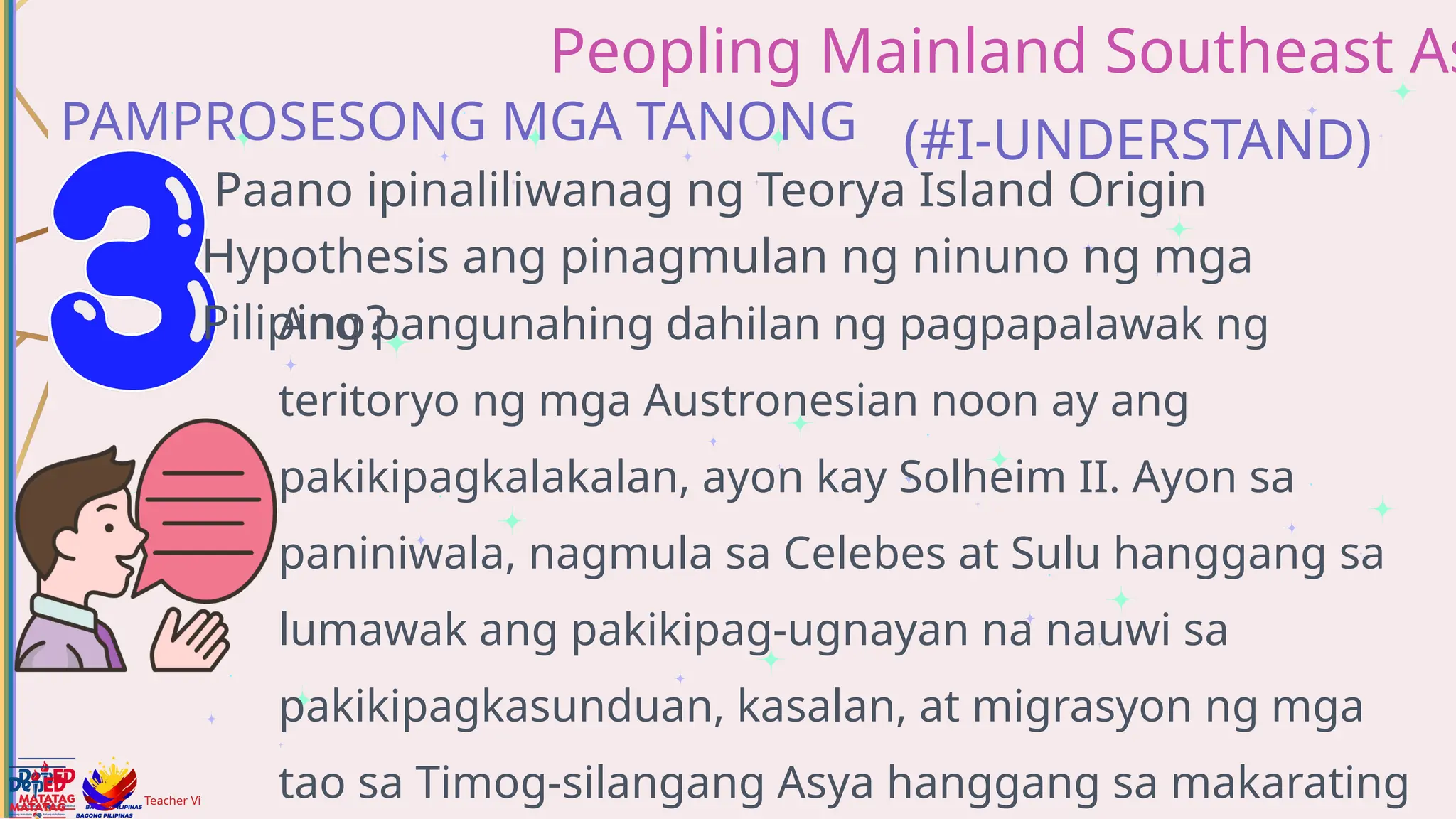 Ang Paglaganap ng Tao sa Timog SIlangang Asya | PPTX