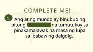 AP7 Q1 Week 1-1.pptx Pisikal na Katangian ng Timog Silangang Asya | PPTX