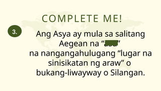 AP7 Q1 Week 1-1 PPT SA ARALING PANLIPUNAN 7 | PPTX