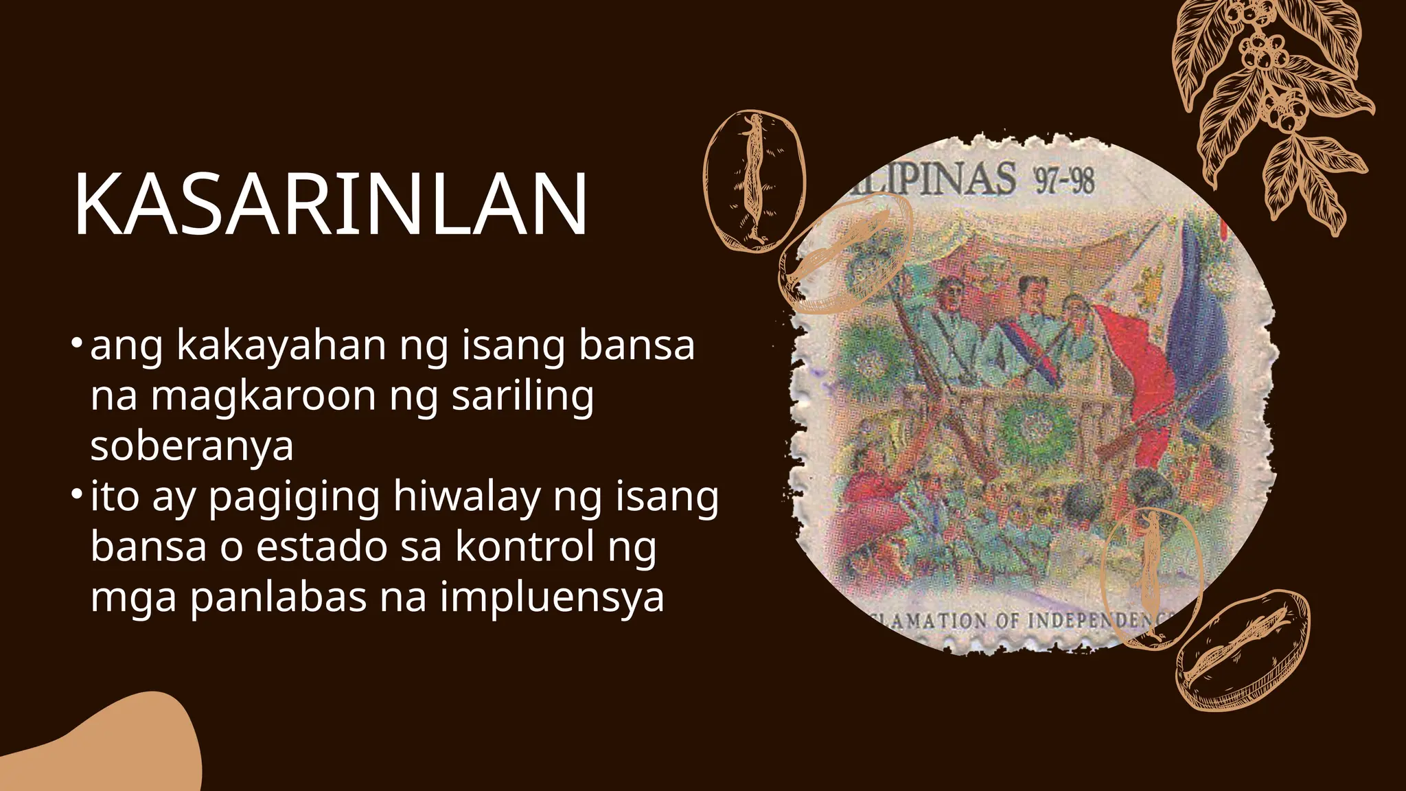 ARALING PANLIPUNAN 7 QUARTER 3 LESSON 1-4 NASYONALISMO, KASARINLAN, MAKABANSA | PPTX