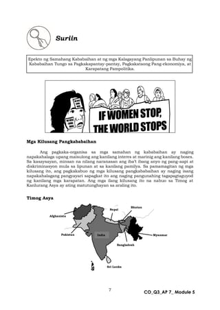 This module is for the teachers who wanted to use in teaching araling ...