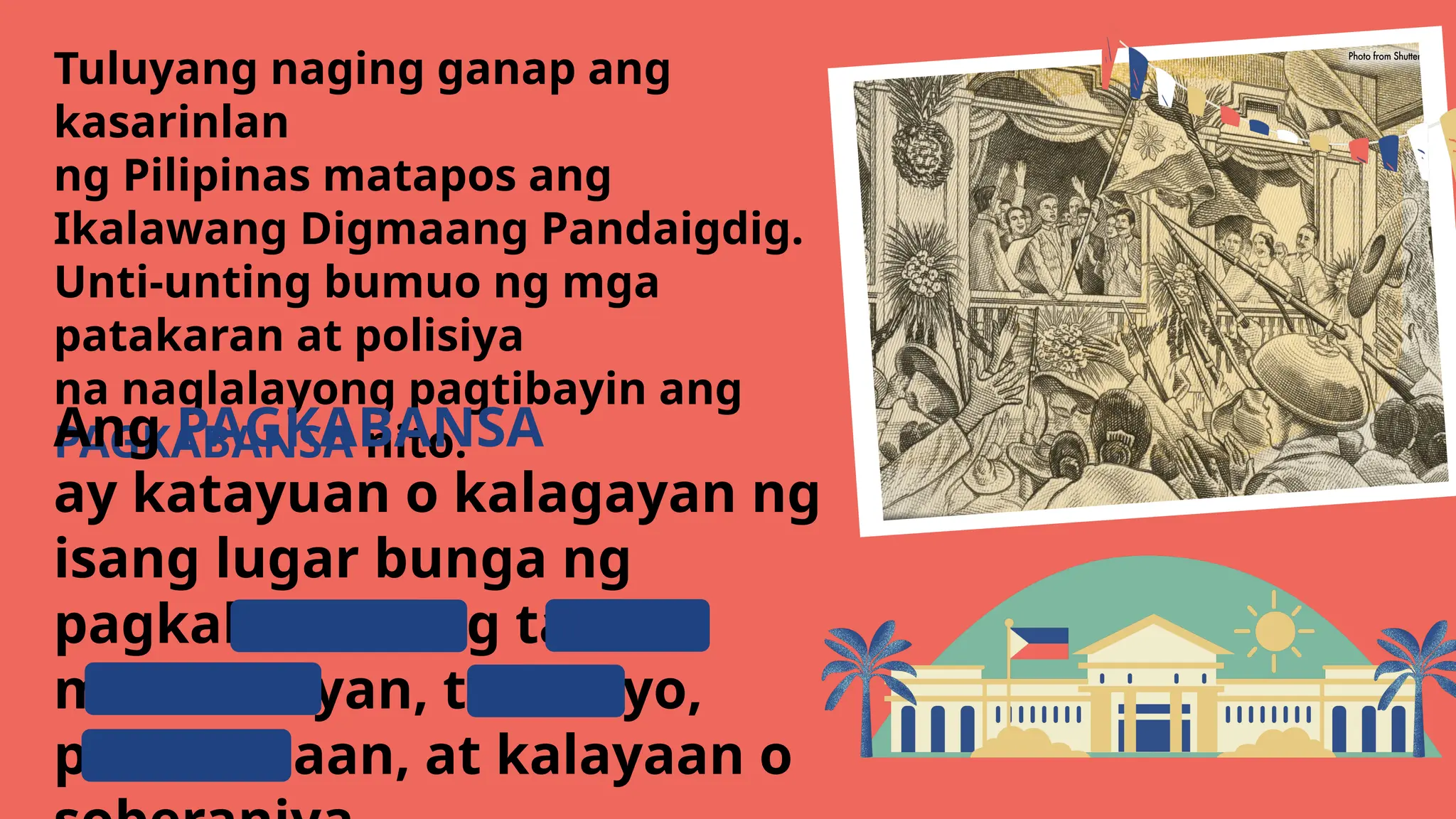 AP7 Q3 Week 3 - Mga Hamon ng Pagkabansa ng Pilipinas matapos ang ...