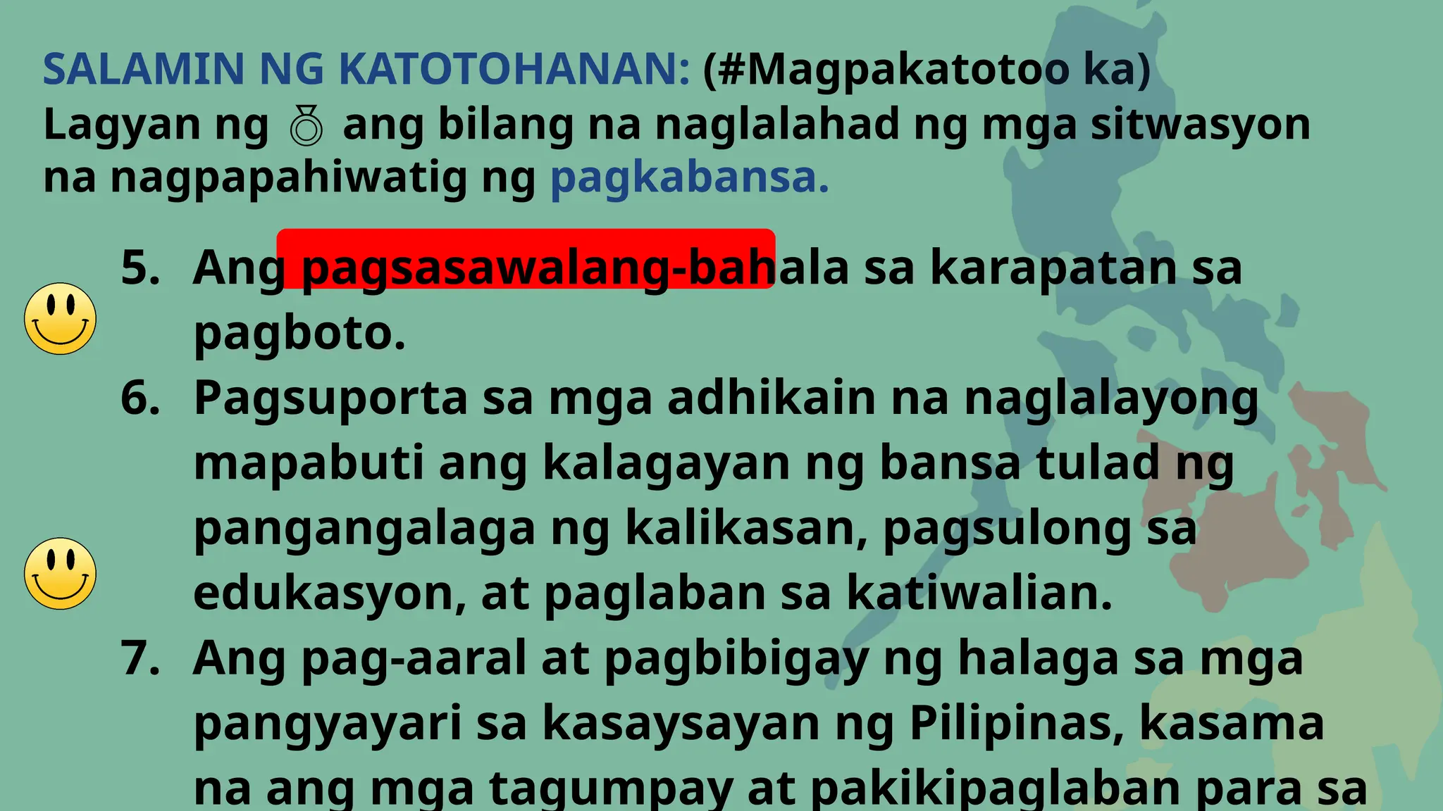 AP7 Q3 Week 3 - Mga Hamon ng Pagkabansa ng Pilipinas matapos ang Ikalawang Digmaang Pandaigdig.pptx