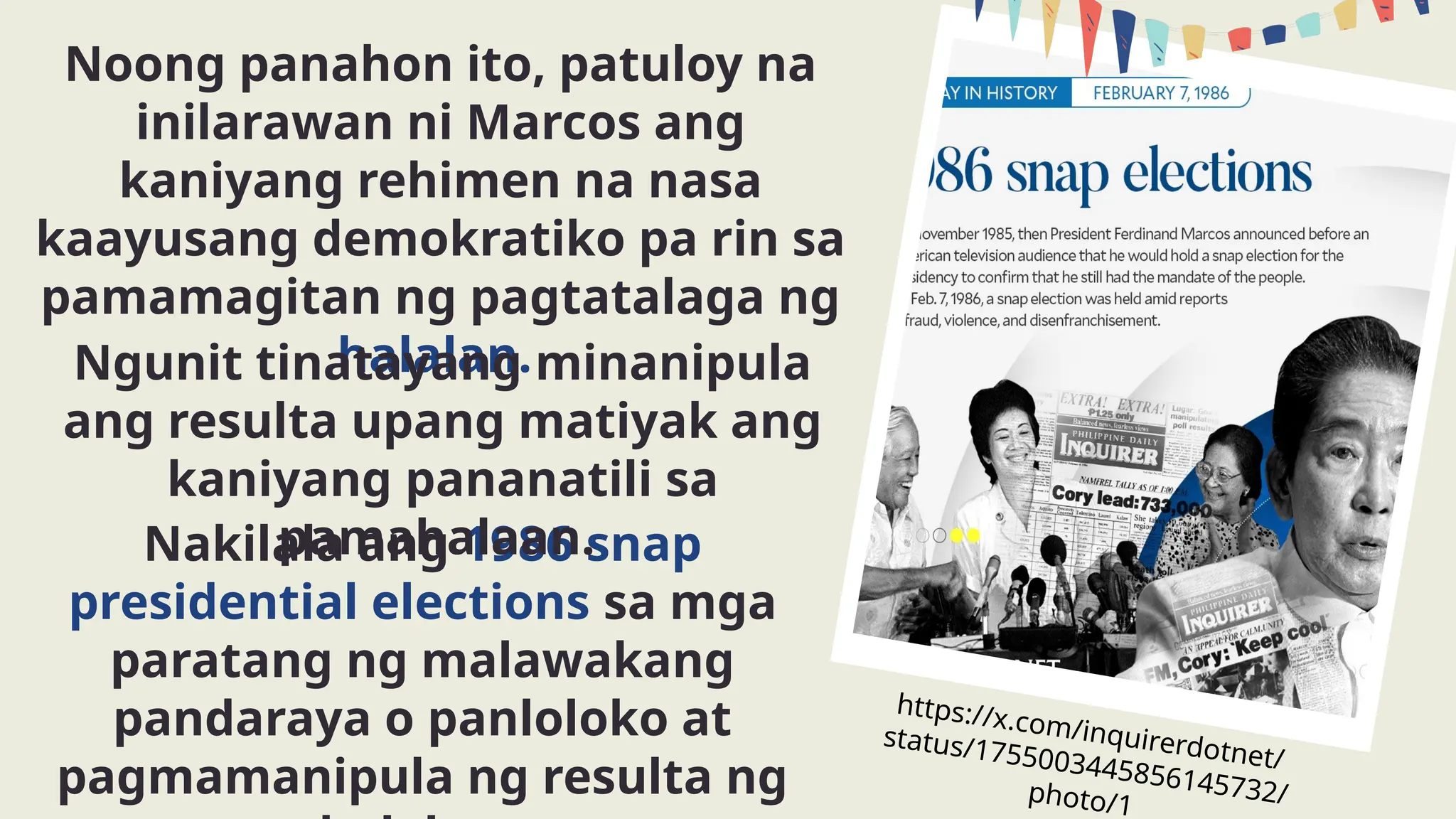 AP7 Q3 Week 3 - Mga Hamon ng Pagkabansa ng Pilipinas matapos ang ...