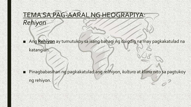 Heograpiya ng Asya | PPTX