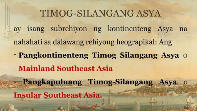 ANG TIMOG SILANGANG ASYA REPORT IN ARALPAN | PPTX