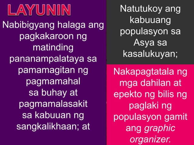 Sanhi at Epekto ng Bilis ng Paglaki ng Populasyon | PPTX