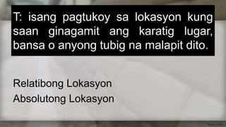Mini QUiz Bee para sa Group Recitation mula heograpiya ng daigdig ...