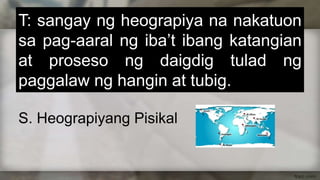 Mini QUiz Bee para sa Group Recitation mula heograpiya ng daigdig ...