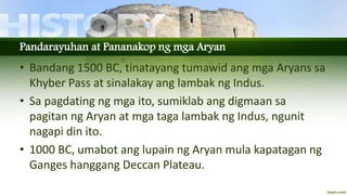 Kabihasnang India at ang mga Imperyong Maurya, Gupta at Mughal | PPTX