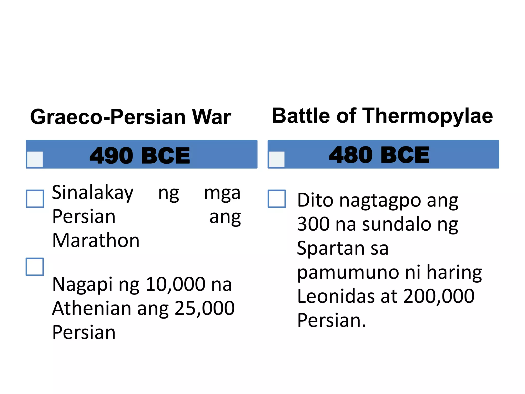 Kabihasnang Greek (Panahong Hellenic) | PPTX