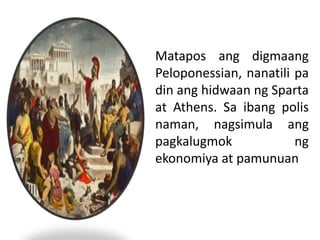 Kabihasnang Greek (Panahong Hellenic) | PPTX