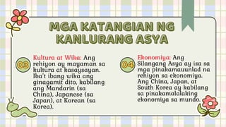 Mga Nakakamanghang katunayan sa Silangang Asya | PDF