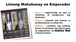 imperyong Romano at ang Pagbagsak nito | PPTX